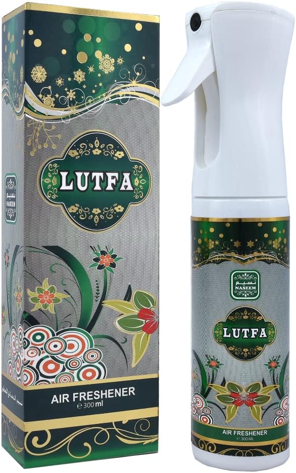 Amazon.com: LUTFA PERFUMED AIR FRESHENER 300ML | AREA DEODRIZER CRAFTED ...