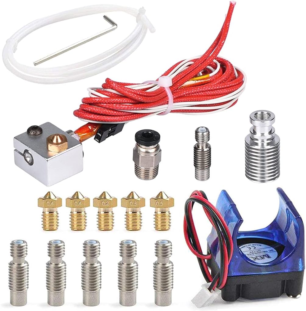 3D FREUNDE 6 Stk. Throat heatbreak J-head E3D V6 bowden RepRap Extruder ...