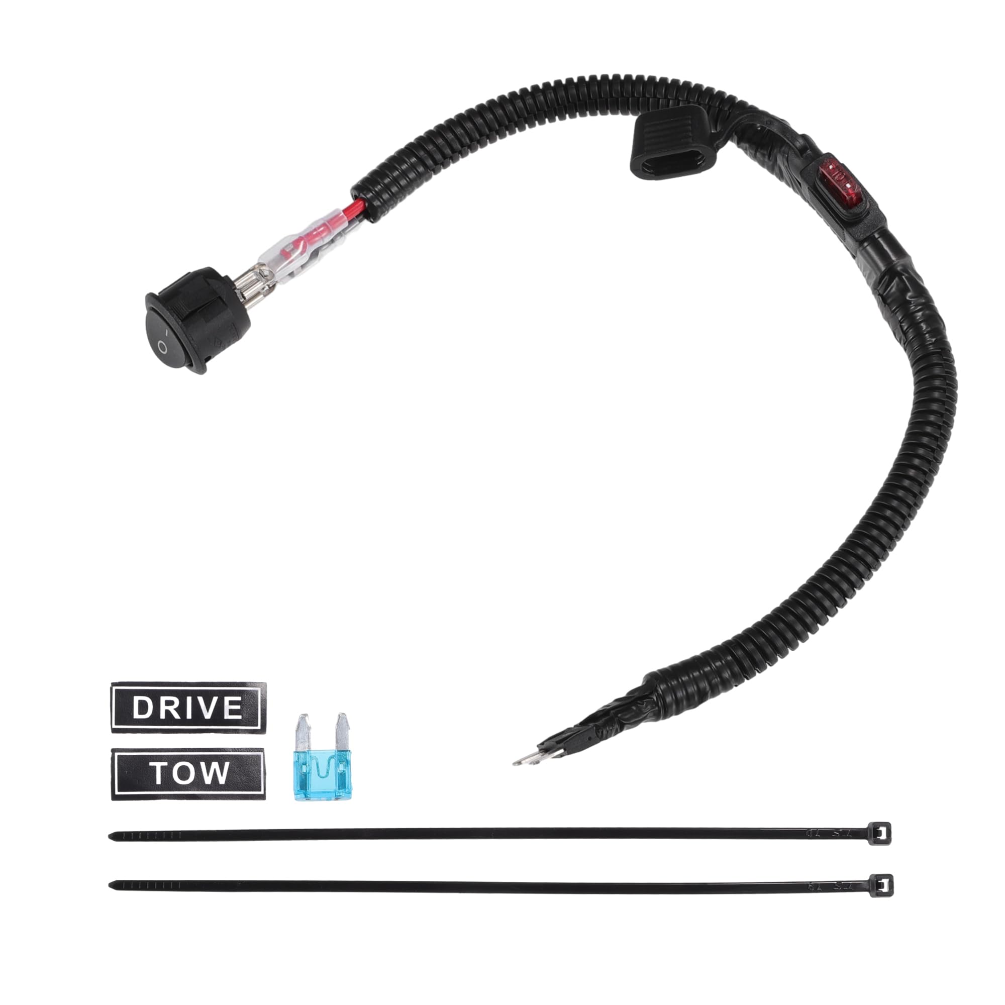 Amazon.com: Hihaha 30cm Universal Automotive Switched Fuse Bypass Kit ...