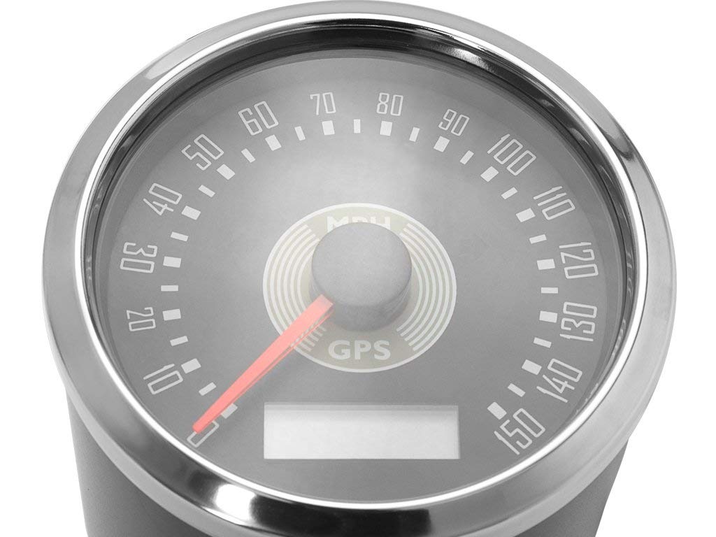 MPH Motorbike GPS Speedometer Smiths Style Cafe Racer Retro Custom ...