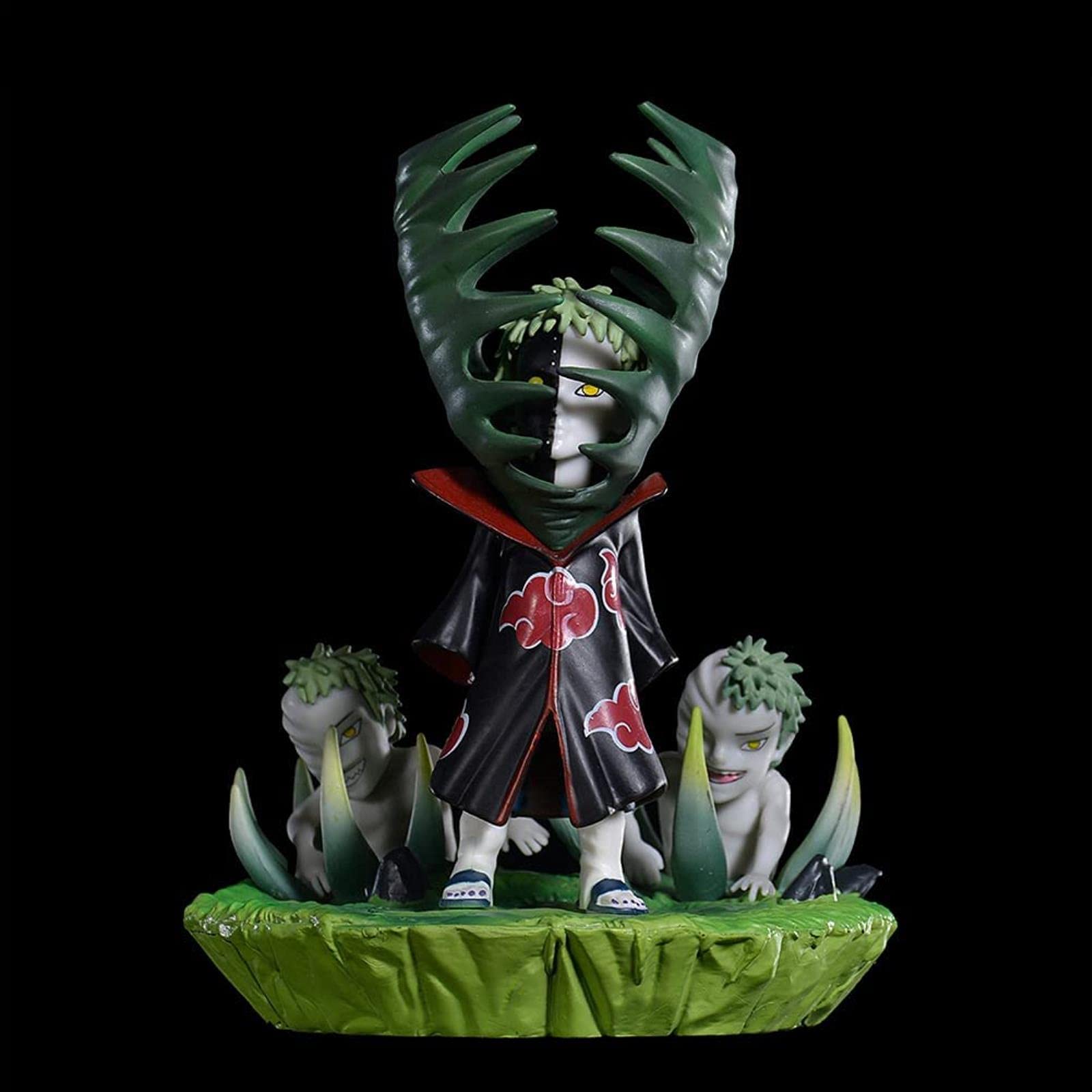 Buy Naruto Deidara Zetsu Hoshigaki Kisame Mini Cute Figure with Base ...