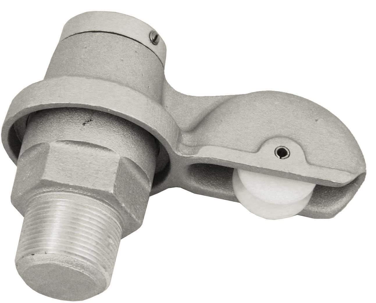 Amazon.com : Gettysburg Flag Works Silver Aluminum Revolving Flagpole ...