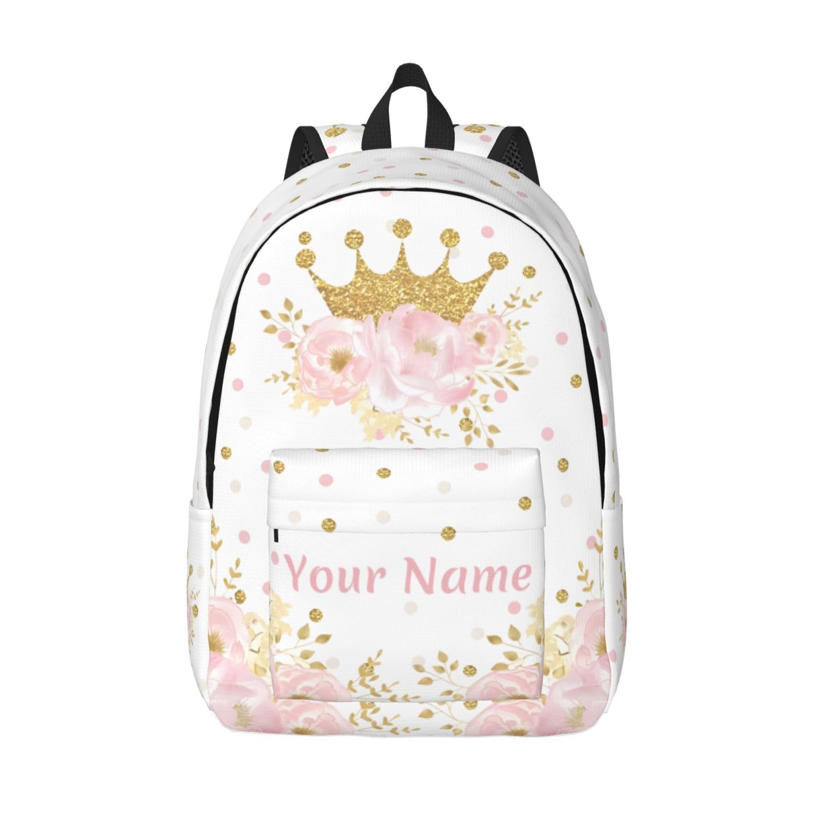 Amazon.com | UJDUYSD Crown Personalized Backpack for Girls Boys ...