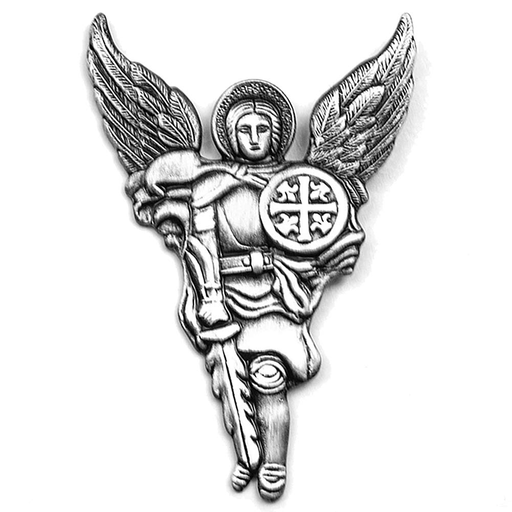 Snapklik.com : Archangel St Michael Saint Shield Cross Sword Guardian ...