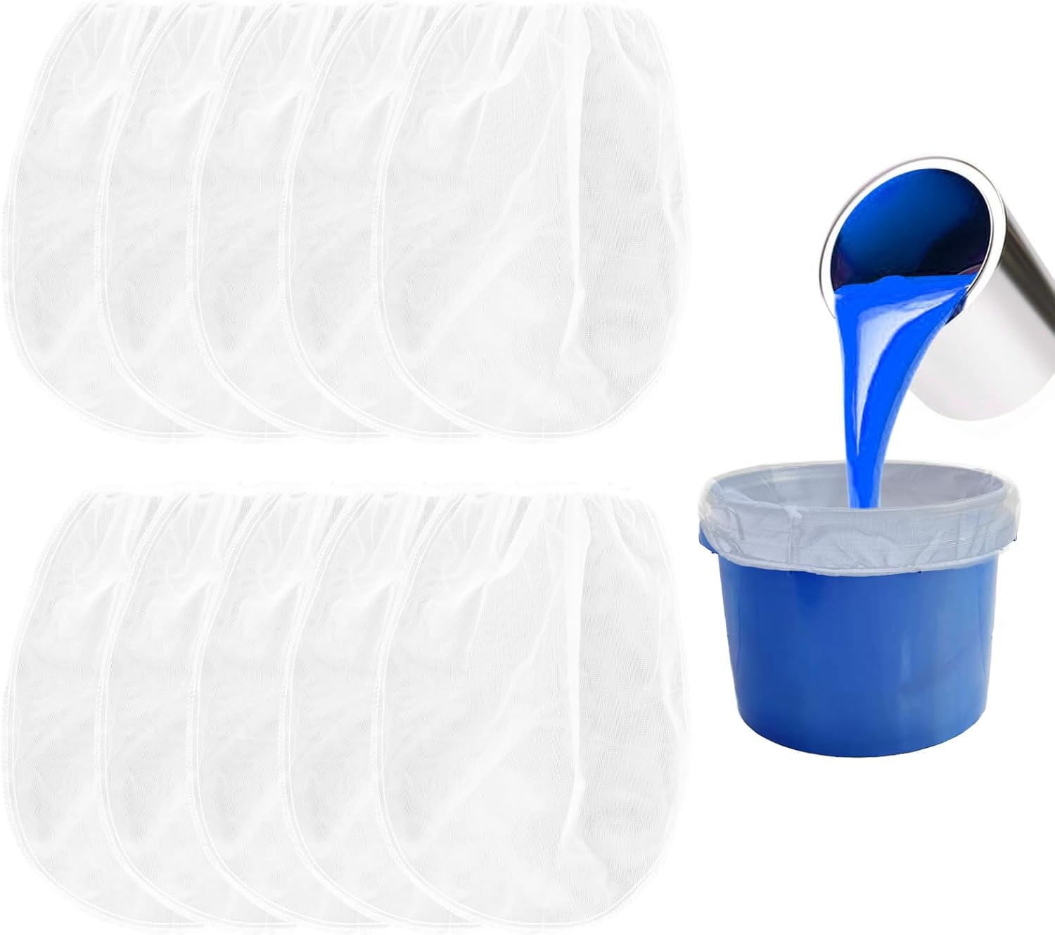 Amazon.com: Paint Strainer Bag, 1 Gallon Paint Filter Strainer with ...