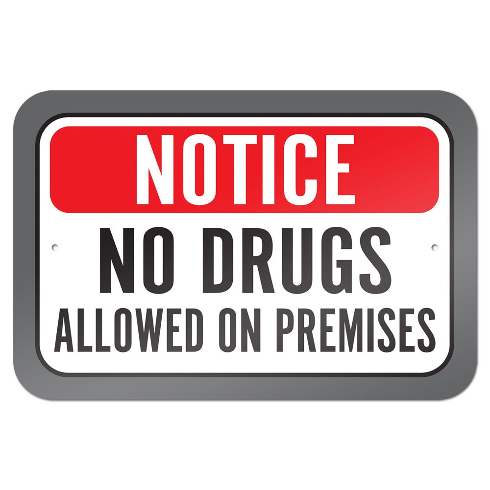 Sign For No Illegal Drugs