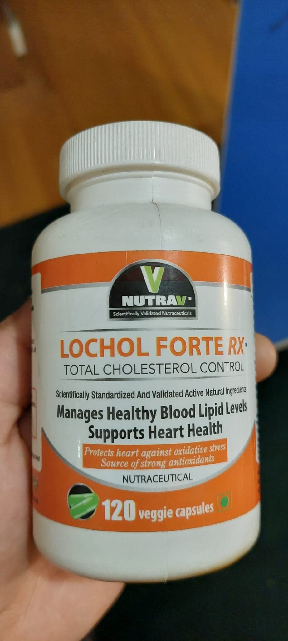 Buy NutraV LoChol Forte Rx (Total Cholesterol Control) 100% natural ...