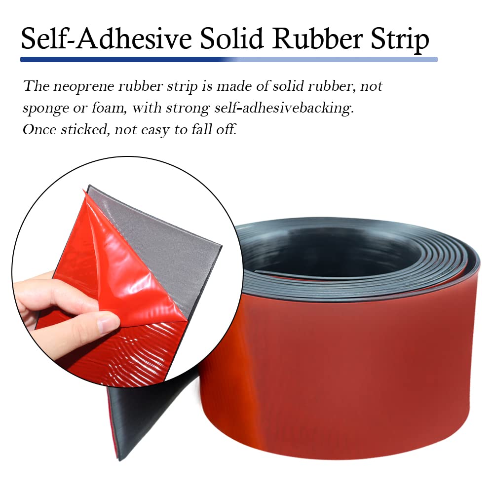 Snapklik.com : Neoprene Rubber Strips Self Adhesive Solid Rubber Sheets ...