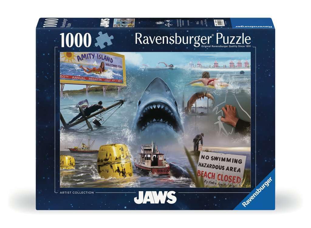 Ravensburger Universal Studios Artist Collection: Jaws 1000 Piece ...