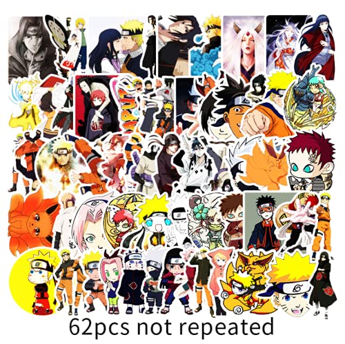 Buy Anime Naruto Costume and 62 stickers Naruto Akatsuki Itachi Cosplay ...