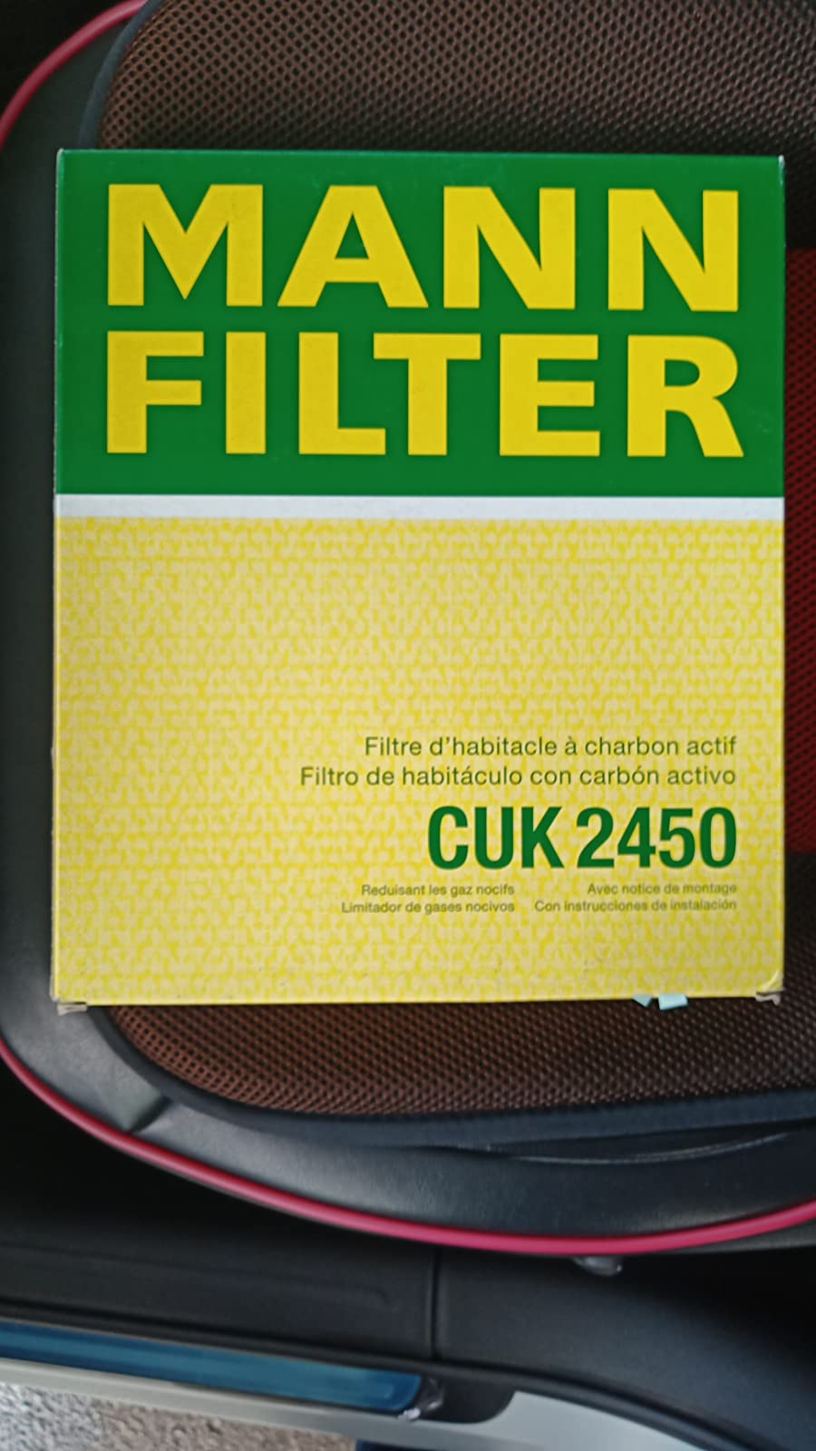 Amazon | マンフィルター(MANN FILTER) エアコンフィルター CUK2450 | エアコンフィルター | 車＆バイク