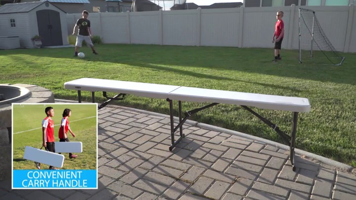 Watch LIFETIME 80305 Portable Folding Bench on Amazon Live