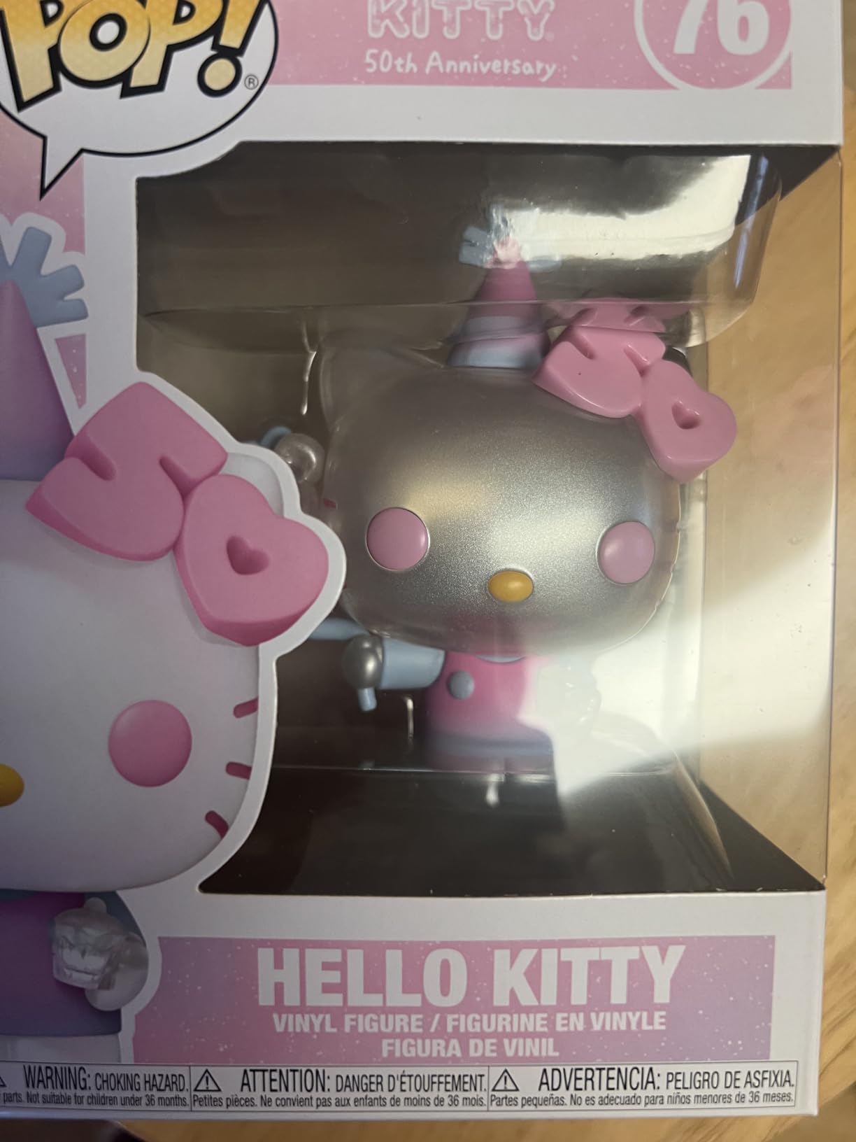 Amazon.com: Funko Pop! Sanrio: Hello Kitty 50th Anniversary - Hello ...