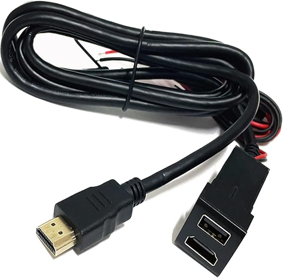 Amazon.co.jp: ソリオ MA27S MA37S MA47S USB充電ポート タイプD HDMI入力 22.3mm×22.3mm 純正スイッチホールにビルトイン スズキ : 車＆バイク