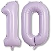 Amazon.com: SINBEE Gold 10 Number Balloon, 40 Inch Mylar Foil Reusable ...