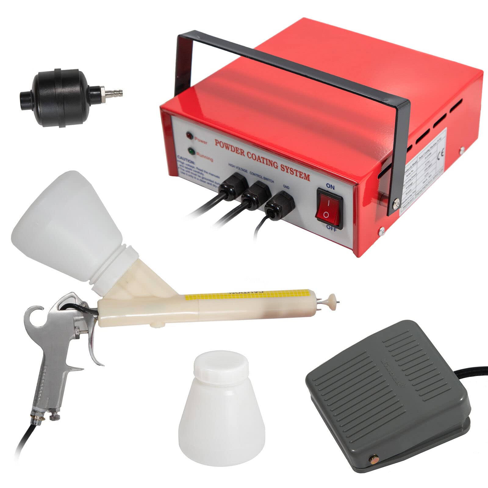 Amazon.com : Electrostatic Coating Machine with Paint Spraying Gun ...