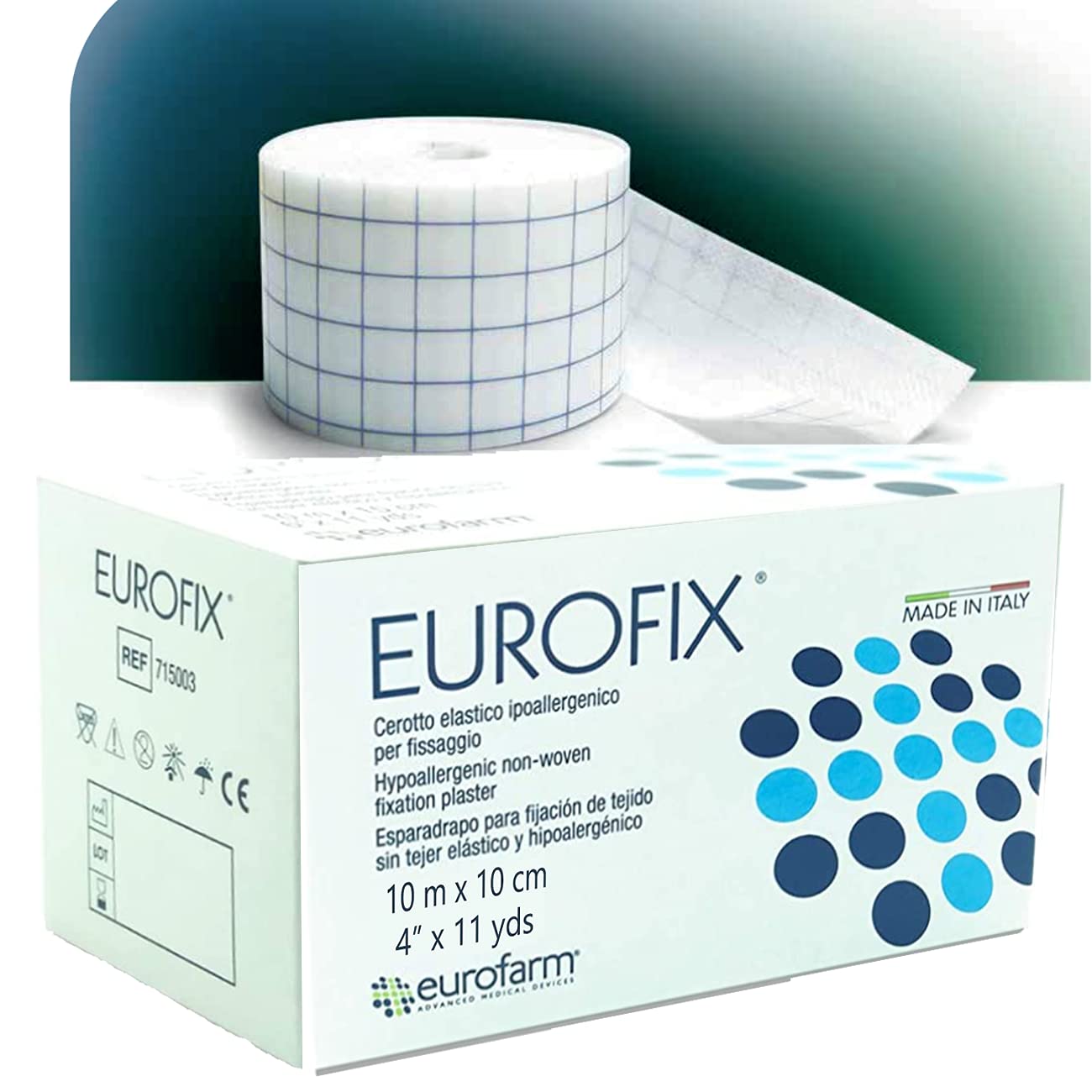 Buy EUROFIX STRETCH ADHESIVE FIXATION BANDAGE 10 CM X 10 MTRS Online at ...