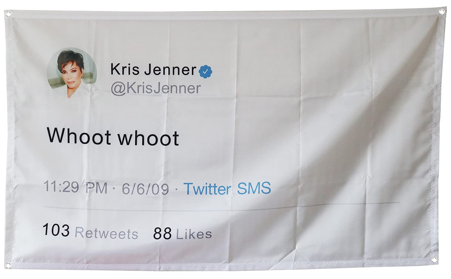 Kris Jenner Funny Twitter Banner Flag Whoot Whoot Banner 3x5feet ...