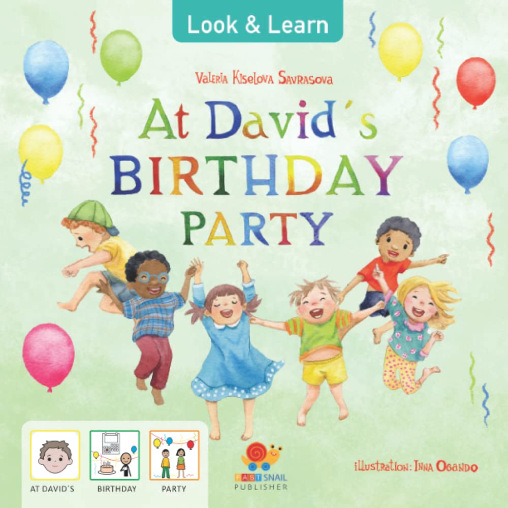 At David´s Birthday Party: Book with Pictograms. Autism spectrum ...