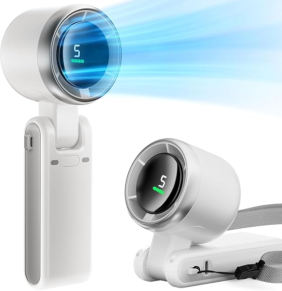 TAFAN™ Mini Handheld Fan - Super Strong Wind Fan, 5-Speed Adjustable ...