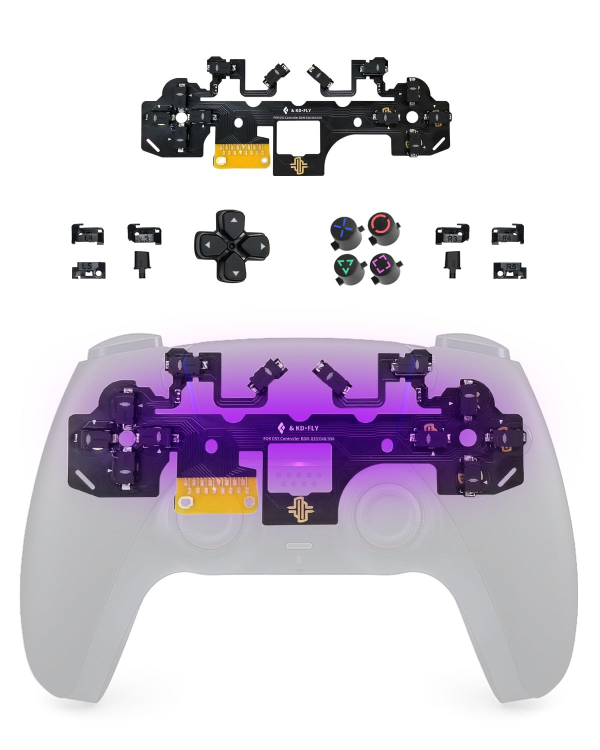 Amazon.com: KD.FLY 12 Buttons Clicky Kit with Omron Micro Switch for ...