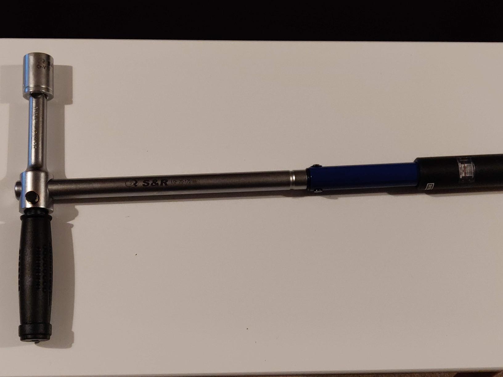 S&R 2-in-1 Cross Wrench Torque Set 70-170 NM - NEW PATENT Design - 1/2 ...