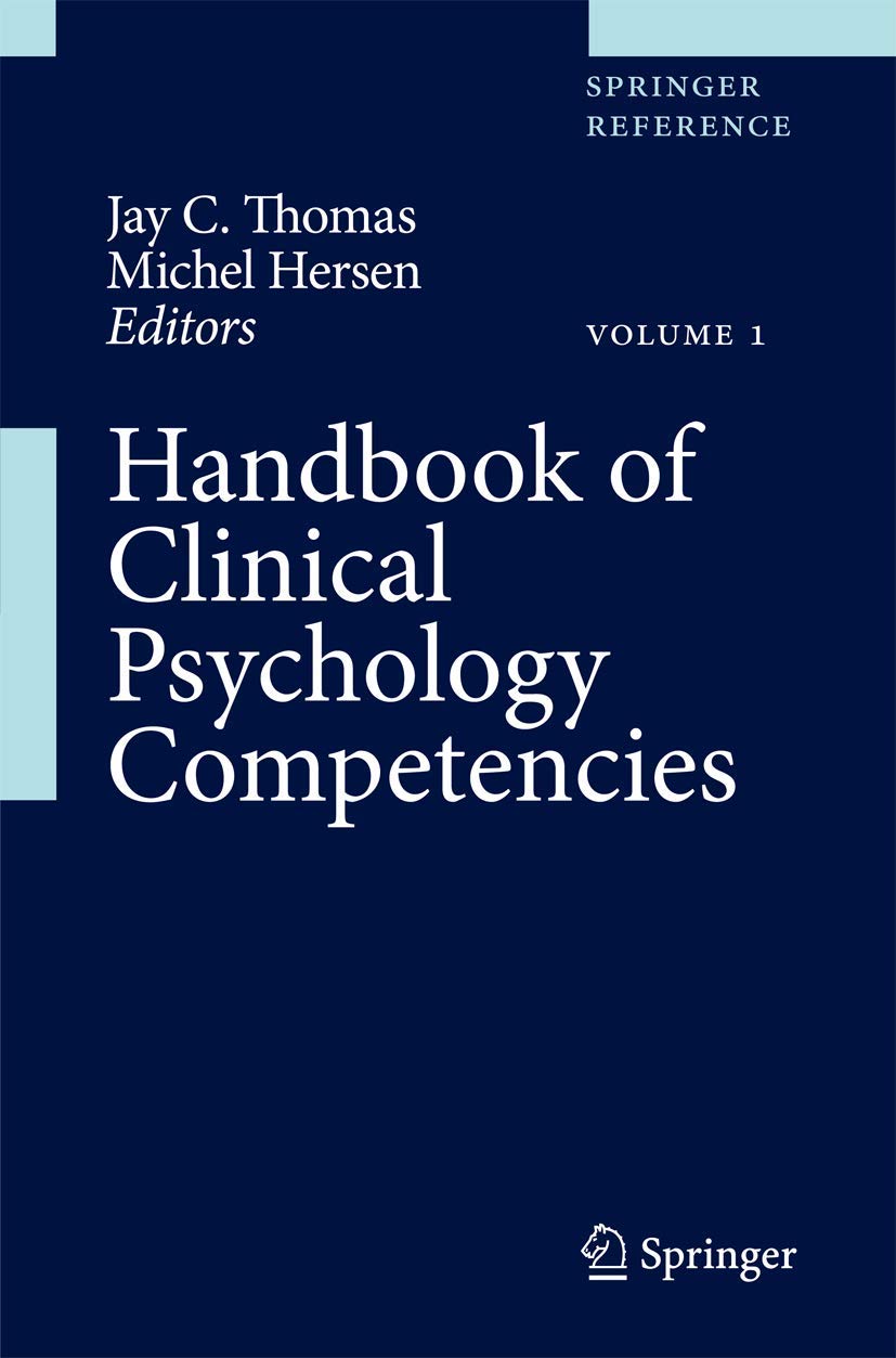 Amazon.com: Handbook of Clinical Psychology Competencies (3 Volume Set ...