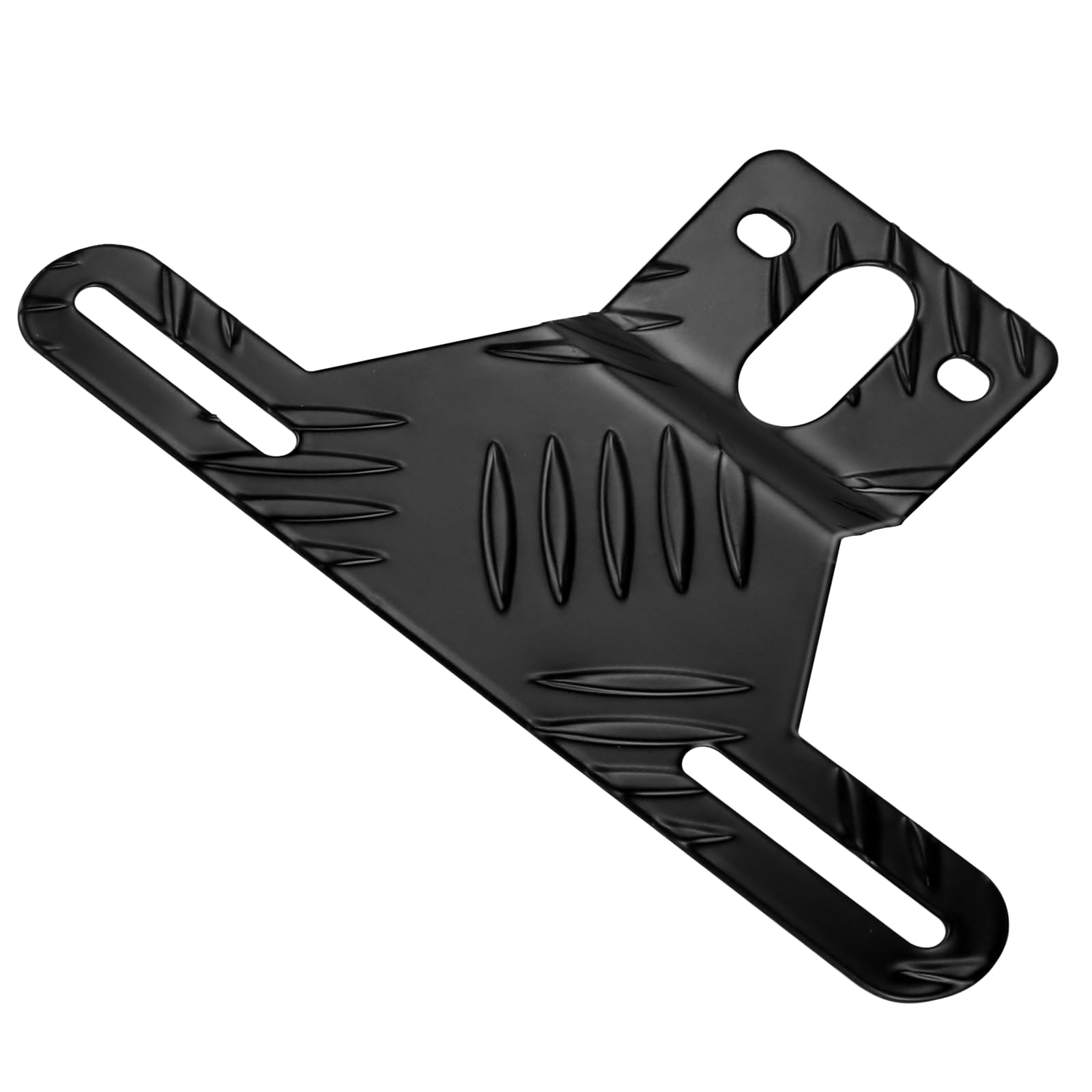 Snapklik.com : Black Aluminum License Plate Light Bracket