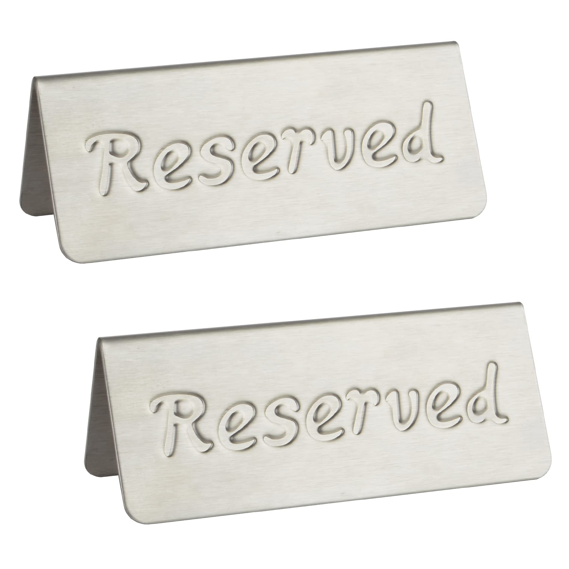 Amazon.com: 2 Pack Small Reserved Table Signs for Restaurants,Dinner ...