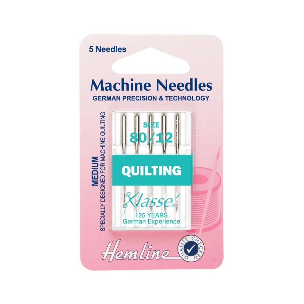 Hemline Machine Needles - Quilting 80/12 (Medium) : Amazon.co.uk: Home ...