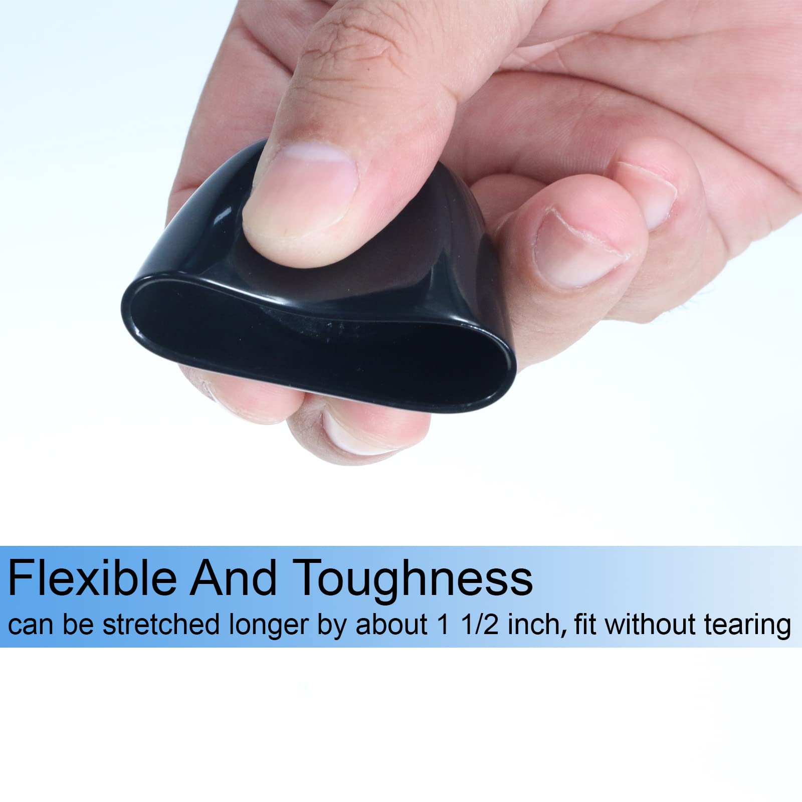 Snapklik.com : 1 1/2 Inch Rubber Cap Round 1.5 Inch Rubber End Caps PVC ...