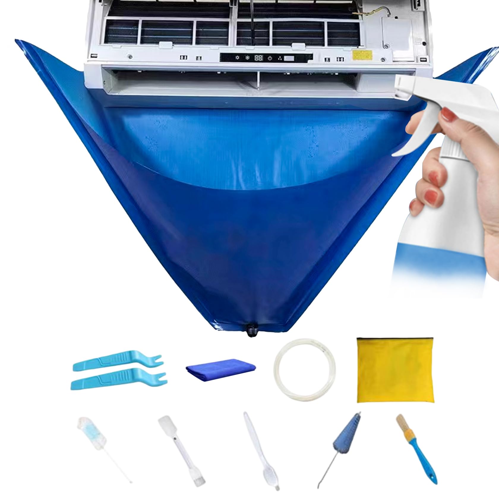 Split Air Conditioner Cleaning Cover,Waterproof Air Conditioning ...