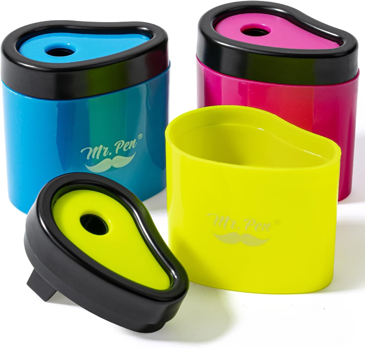 Amazon.com : Mr. Pen- Pencil Sharpeners Handheld, 3 Pack, Manual Pencil ...