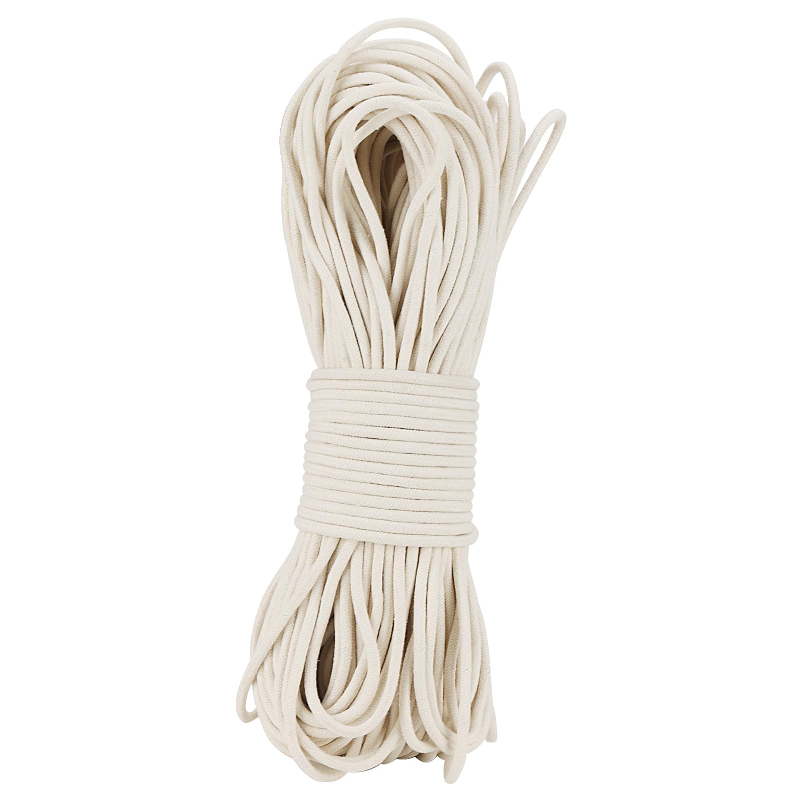 Amazon.com: SOUJAP 328 Feet 5/16 Inch Cotton Rope, White Cotton Sash ...