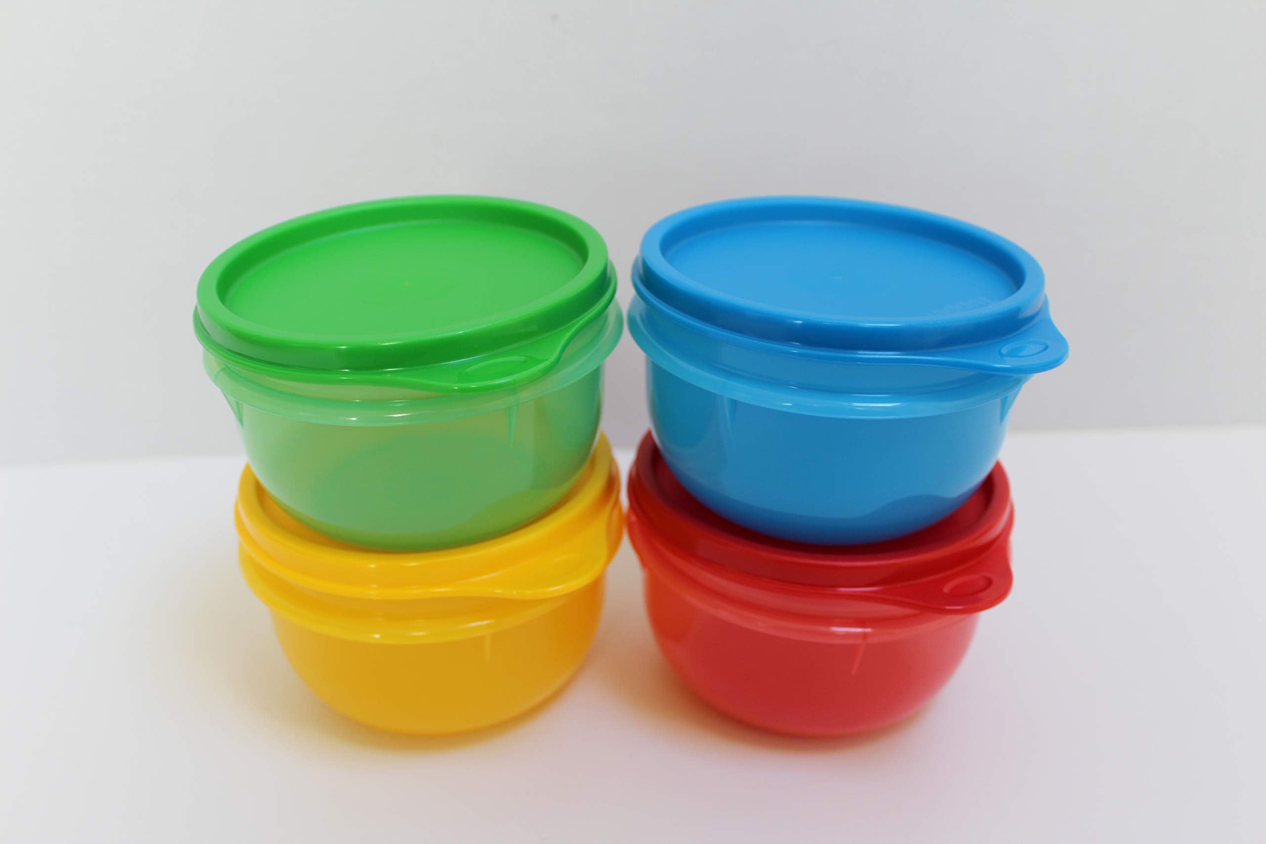 Amazon.com: Tupperware Ideal Little Bowl Snack Cup Set of 4 in Green ...