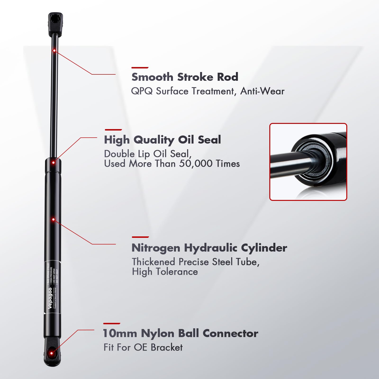 Camper Shell Shocks Vepagoo Gas Shocks Struts For Leer Camper Shell ...