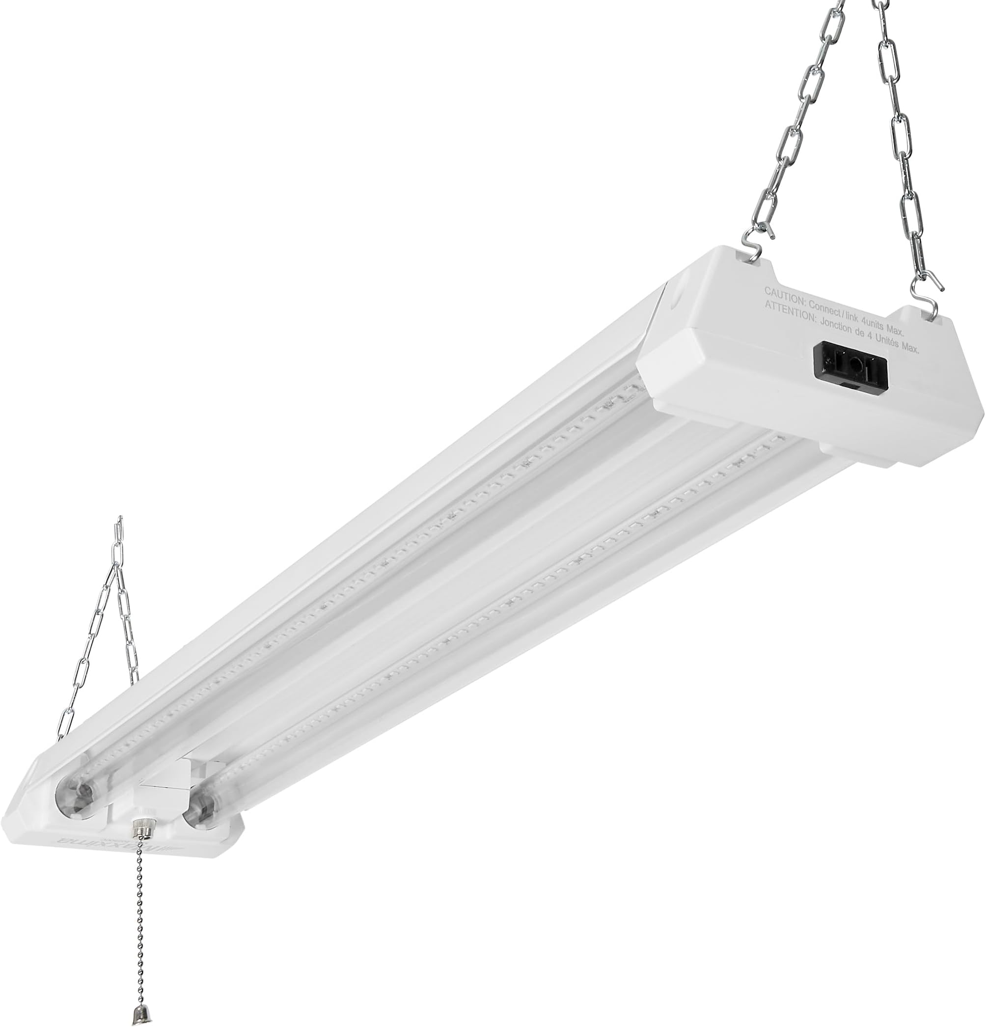 Maxxima 2 ft. Utility LED Shop Light Fixture - 20 Watt, Linkable, Clear ...