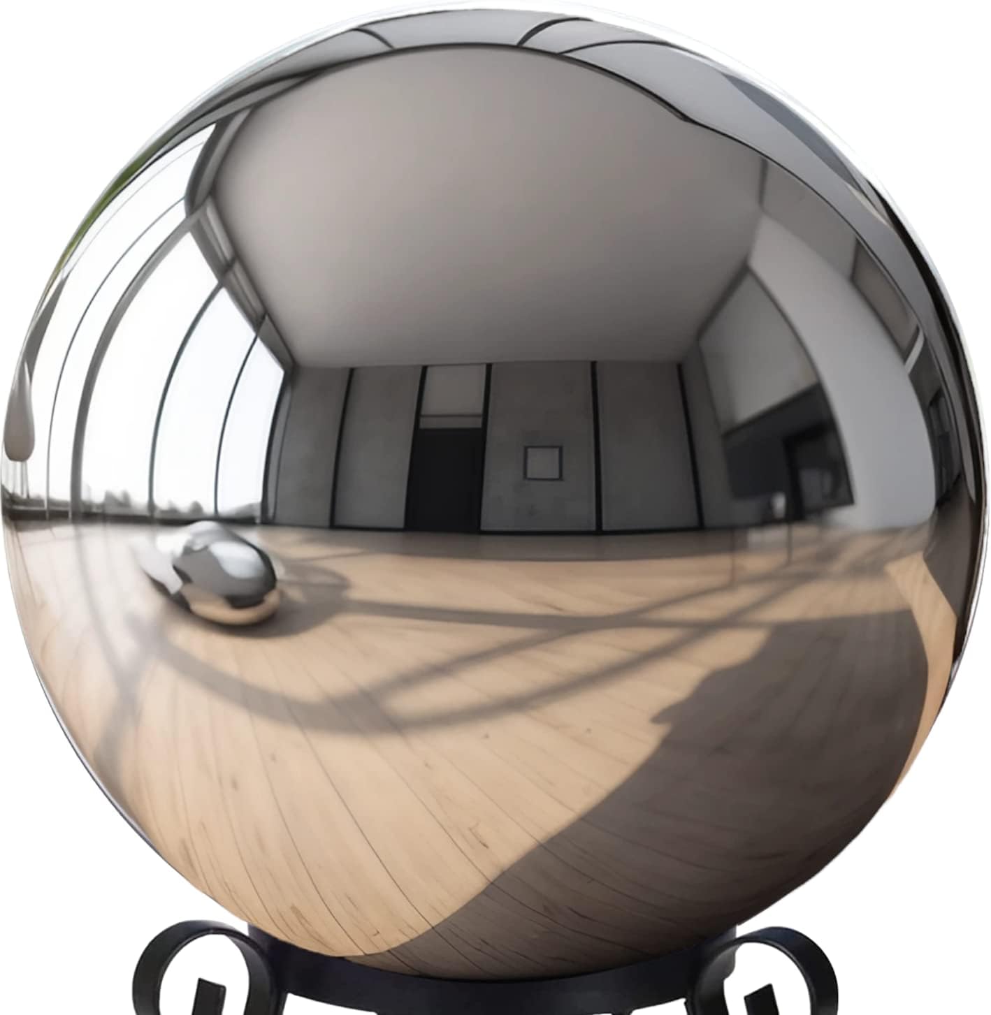 Amazon.com: 12 Inch Stainless Steel Gazing Globe,v2croft Hollow Ball ...