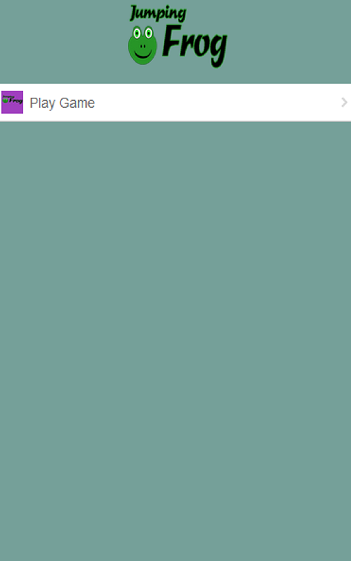 Jumping frog - App on Amazon Appstore