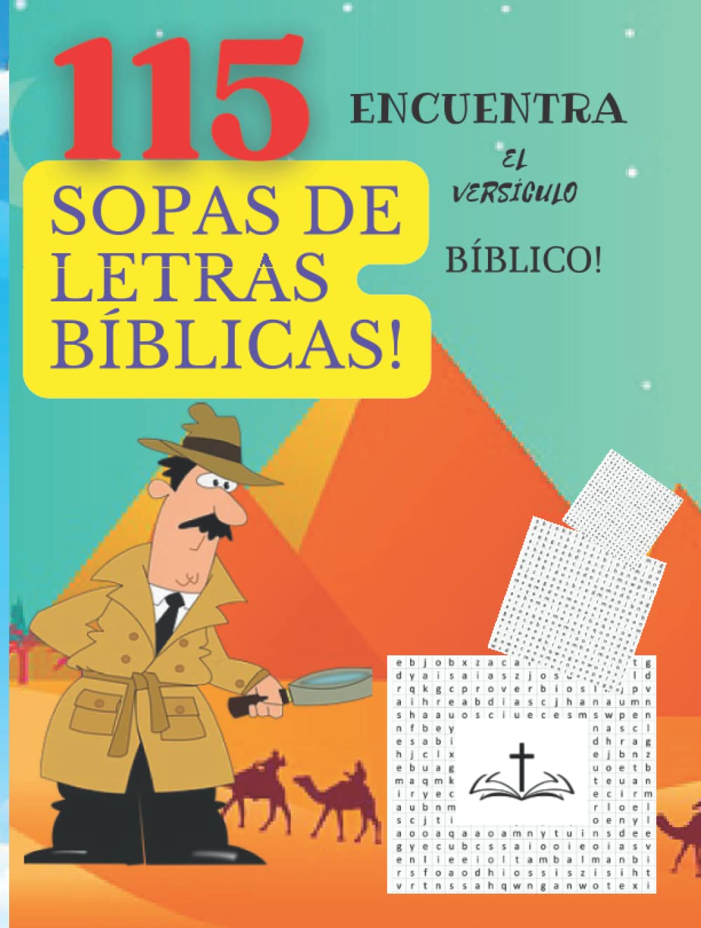 115 SOPAS DE LETRAS BÍBLICAS: ENCUENTRA EL VERSICULO BIBLICO (Spanish ...