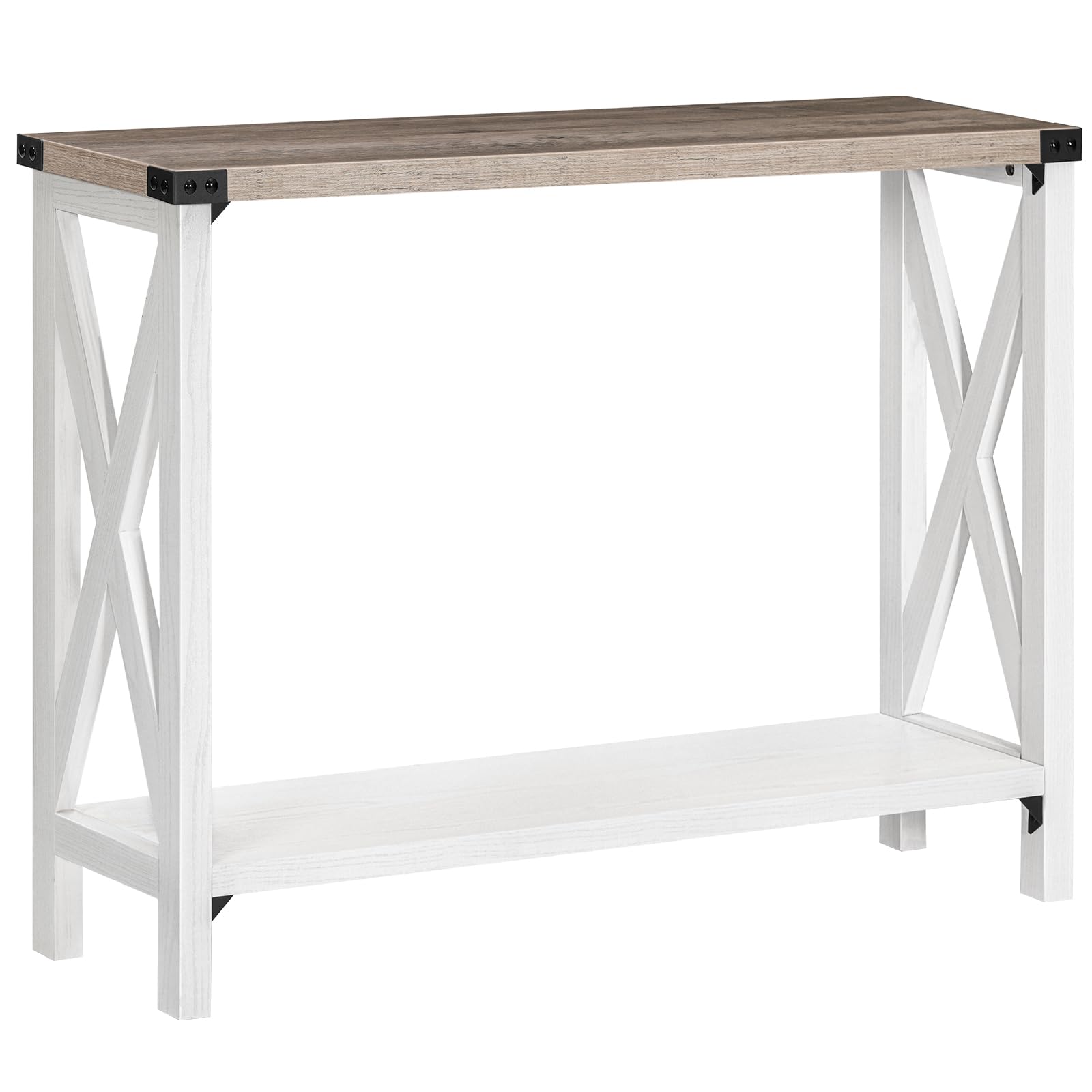 Snapklik.com : HOOBRO Farmhouse Console Table, Narrow Entryway Table ...