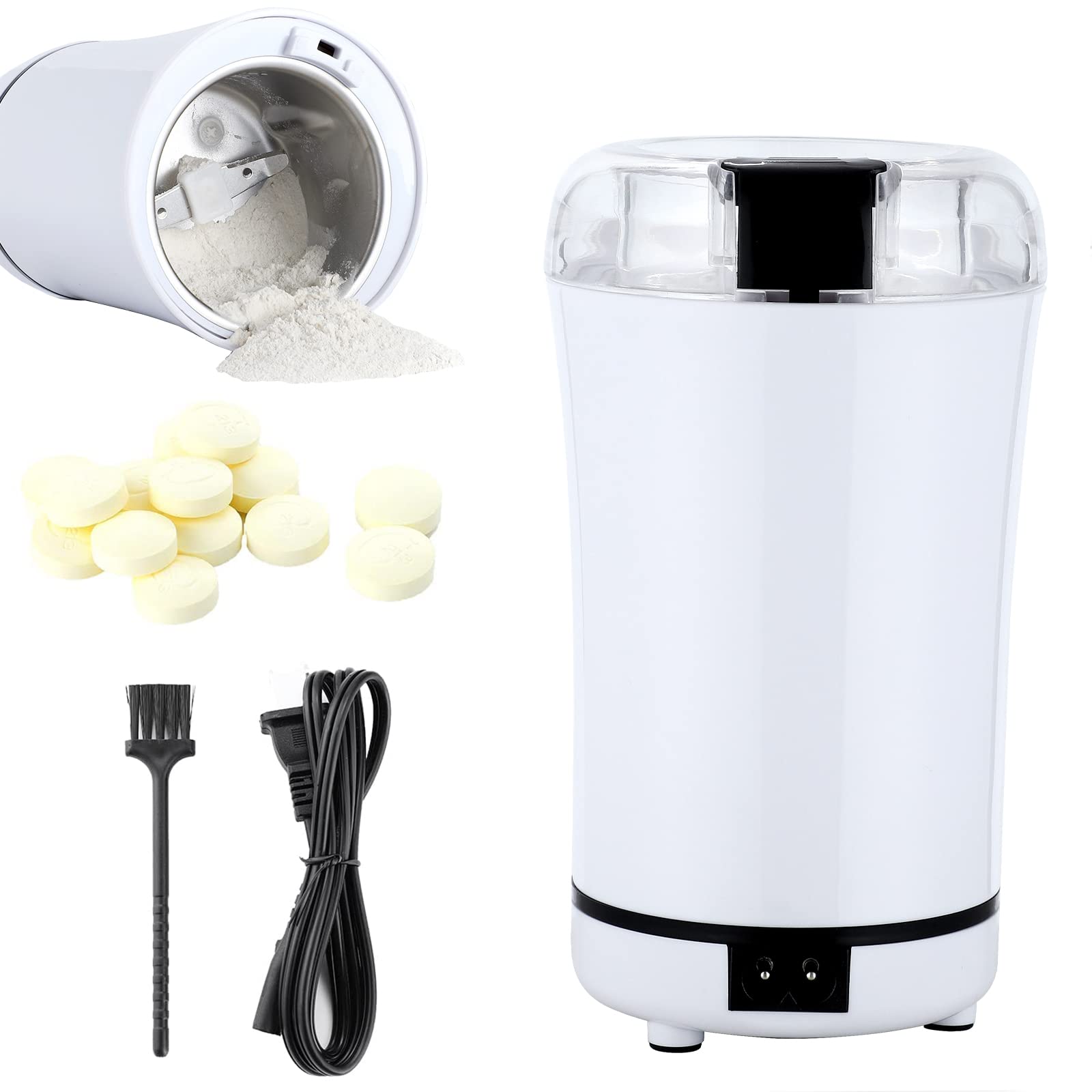 Amazon.com: Multifunctional Electric Pill Crusher Grinder-Fine Powder ...