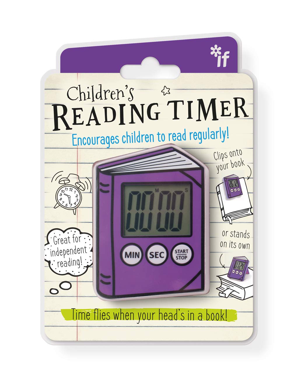Reading Timer - Purple: If: 5035393364021: Amazon.com: Books