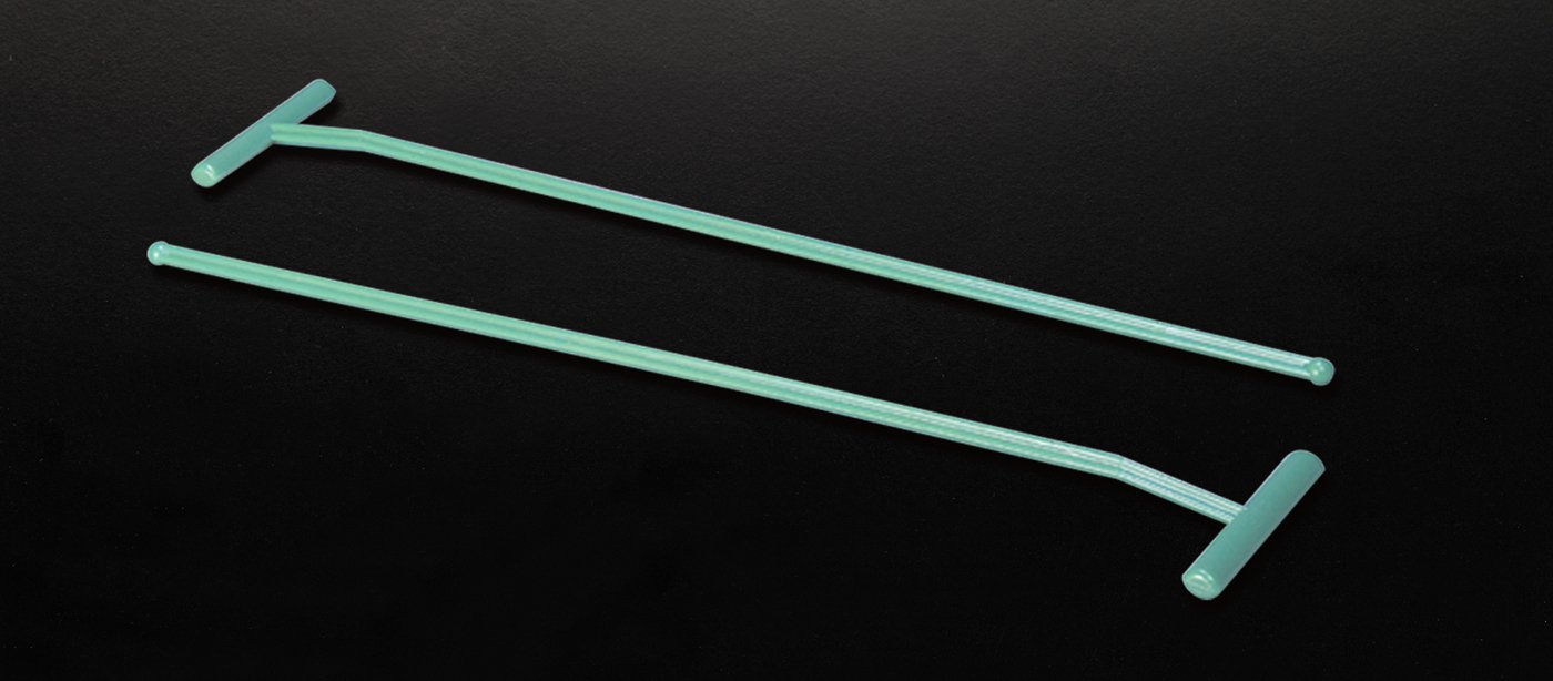 Simport L300 Polystyrene Bacterial Cell Spreader, Sterile, Green, 176mm ...