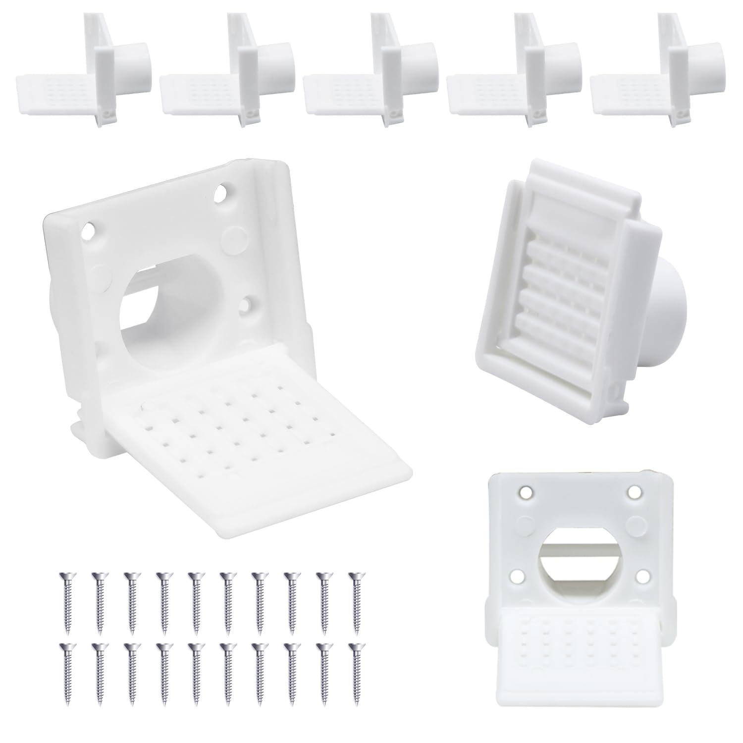 Amazon.com : WTETMYL 8 Pcs Beehive Entrance Reducer, White Bee Hive ...