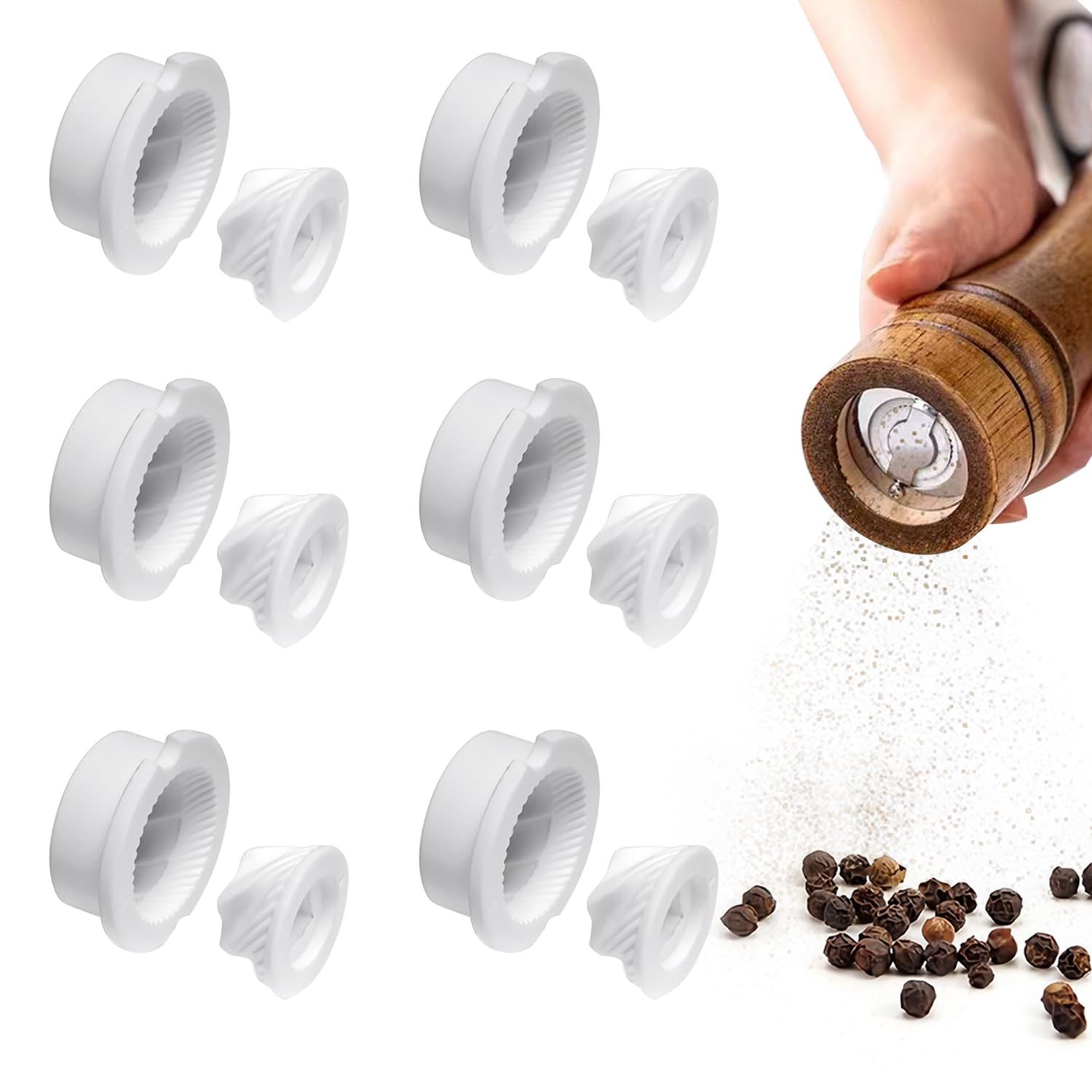 Amazon.com: ROLMZJX Pepper Mill Replacement Parts,Salt And Pepper ...