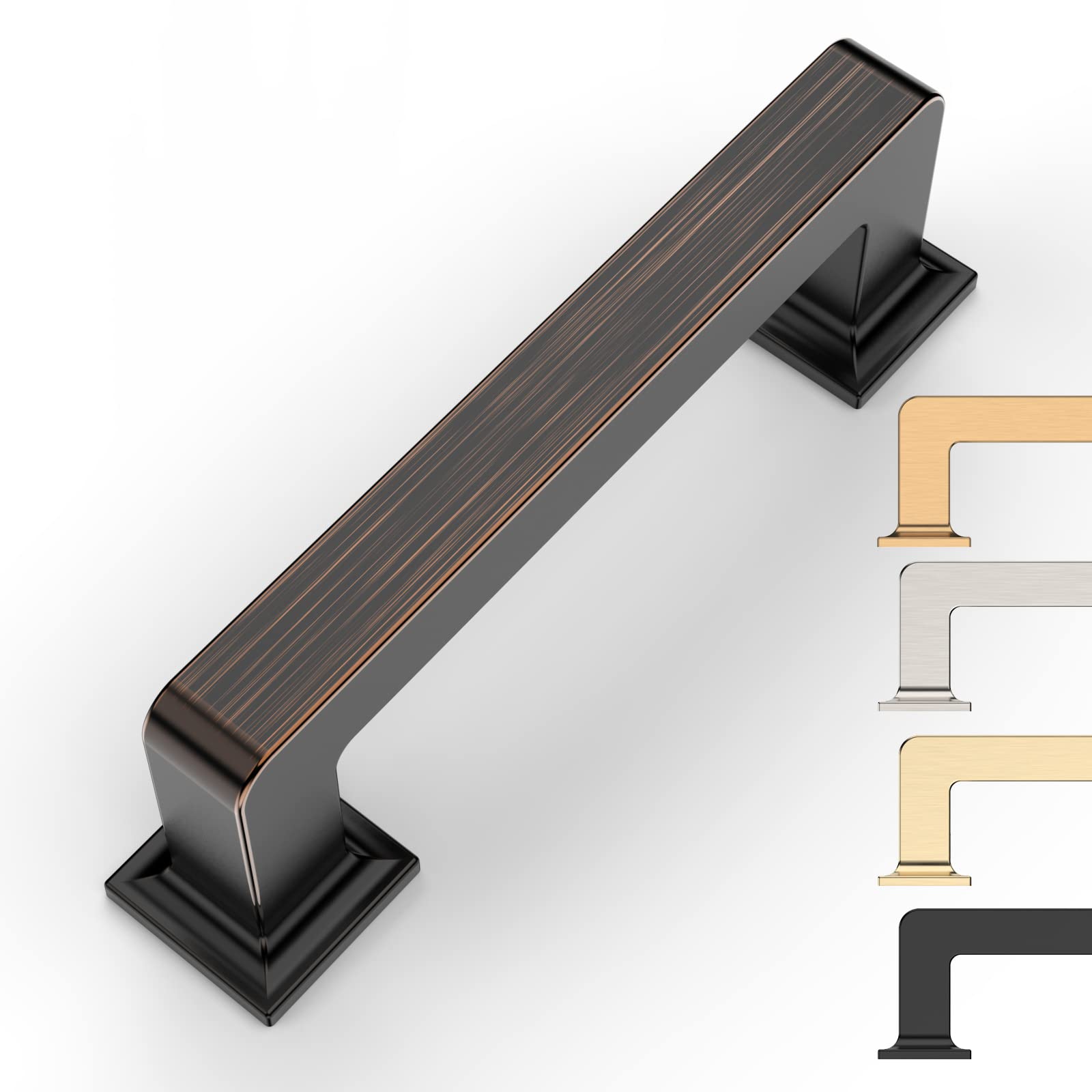 Snapklik.com : 6 Pack 3 Inch Cabinet Handles Oil Rubbed Bronze Cabinet ...