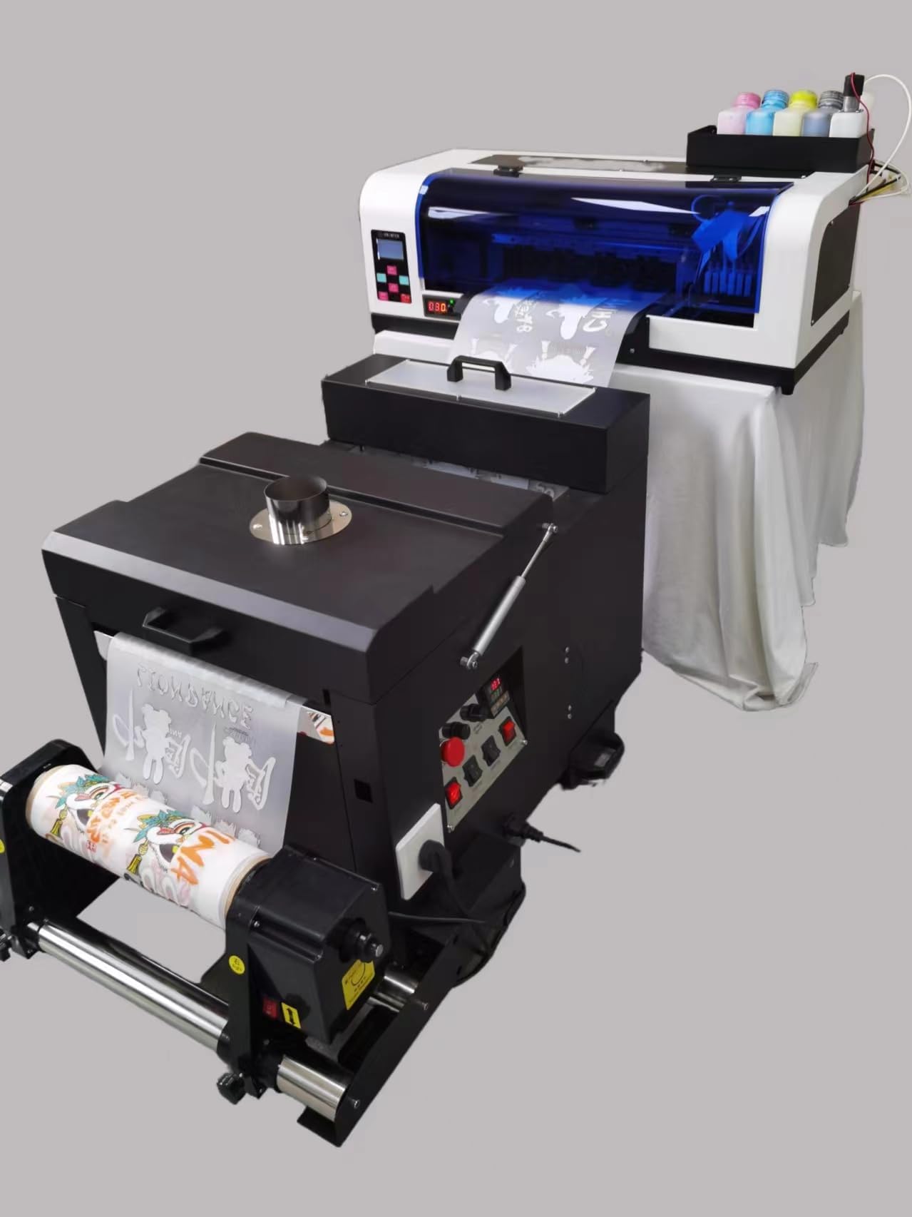 Amazon.com: WJTZXY A3 Plus XP600 DTF Printer with Shaking Dryer, Stable, Colorful, Automatic ...