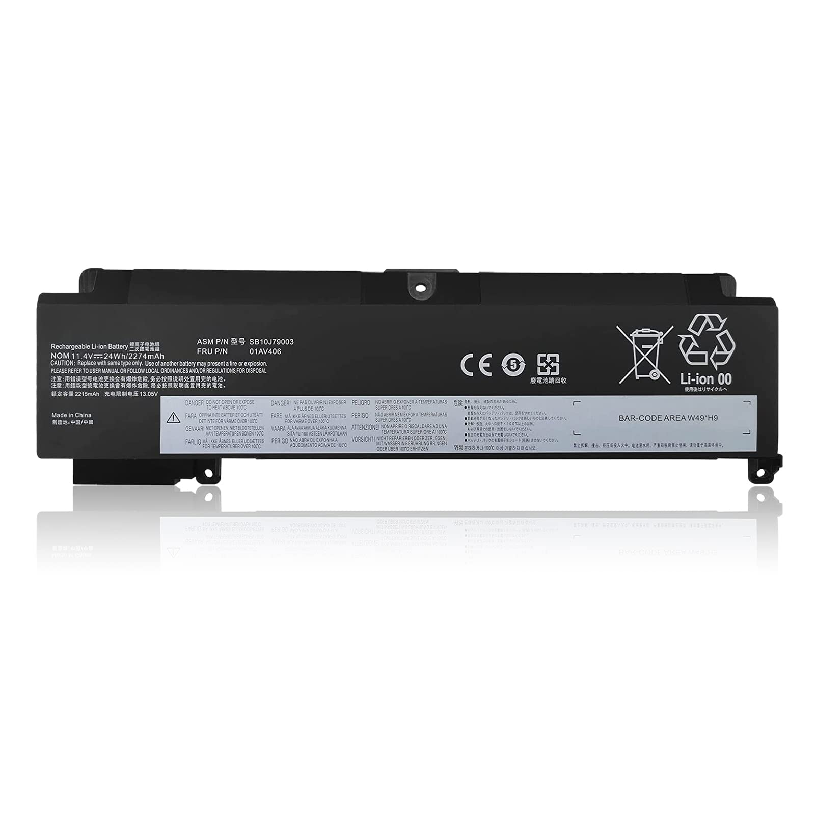 SB10J79003 Batería de Repuesto Compatible con Lenovo ThinkPad T460s ...