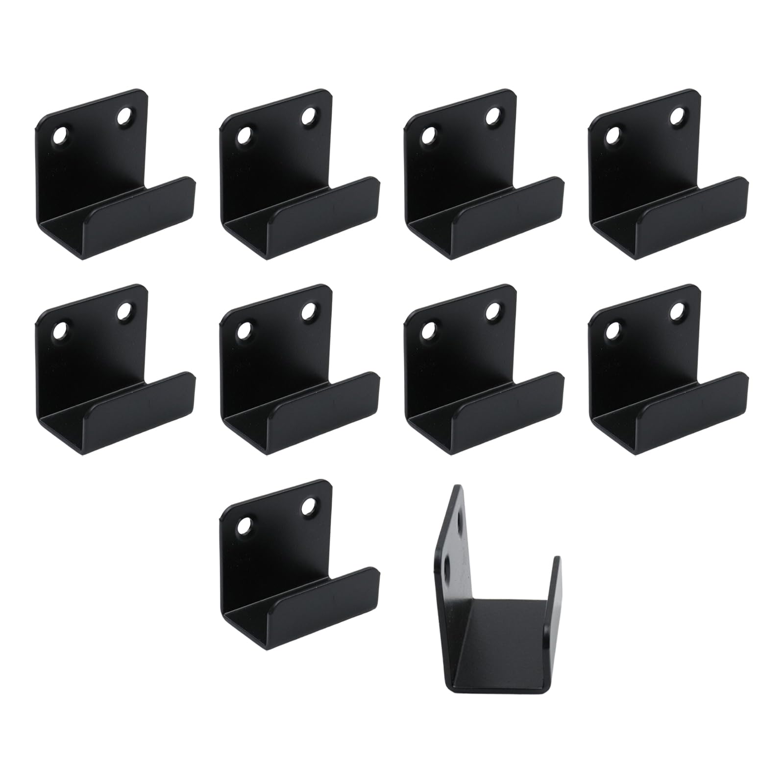 Coshar Pack of 10 Heavy Duty Wall Mount Bracket Hook Fastener ...